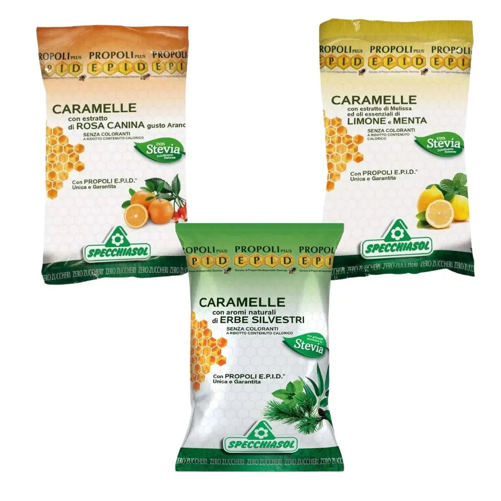 Caramelos Solaray Rosa Canina Própolis Limón | Refuerzo Natural